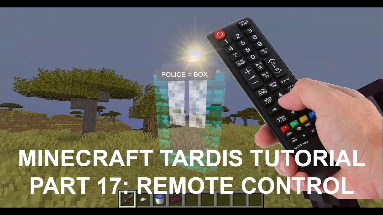 Minecraft 1.19 TARDIS Tutorial Part 17: Remote Control - YouTube