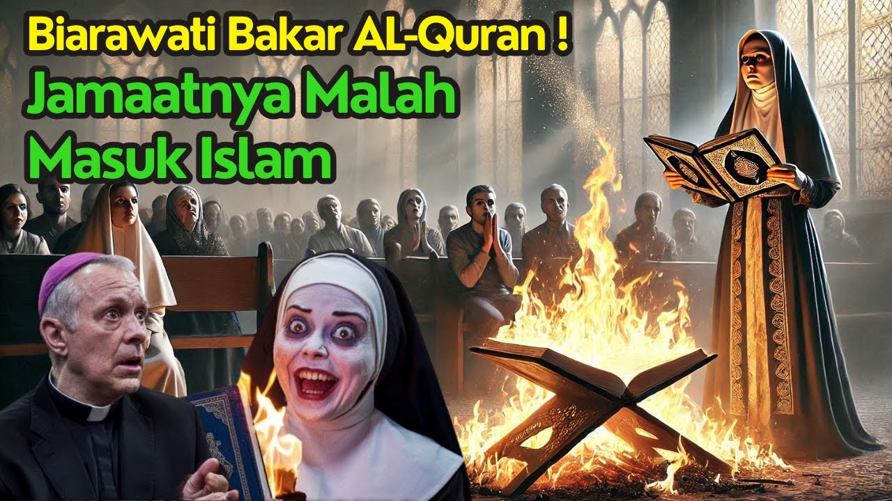 GEMPAR!!! SEORANG BIRAWATI MEMBAKAR ALQURAN - SELURUH JEMAAT MASUK ...
