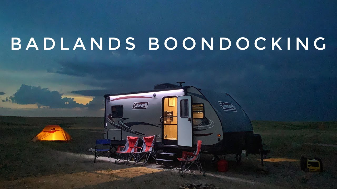 2020 South Dakota Badlands Boondocking - YouTube
