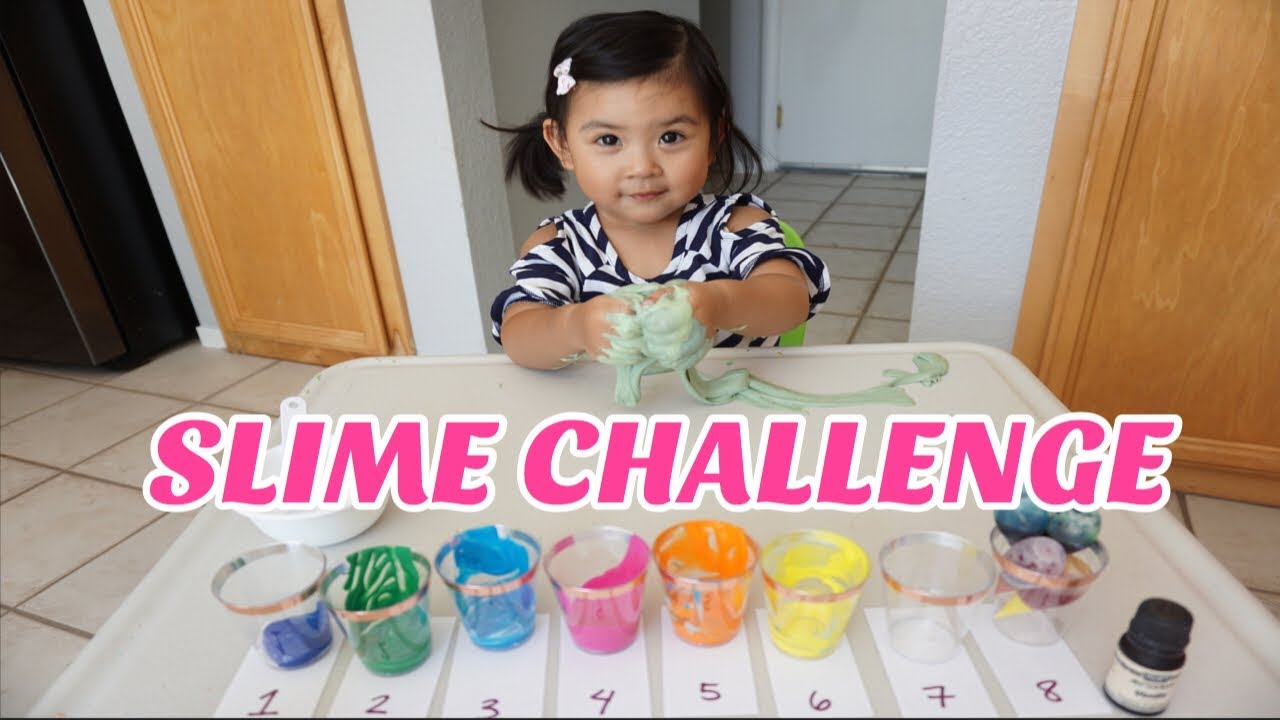 3 COLOR SLIME CHALLENGE - YouTube