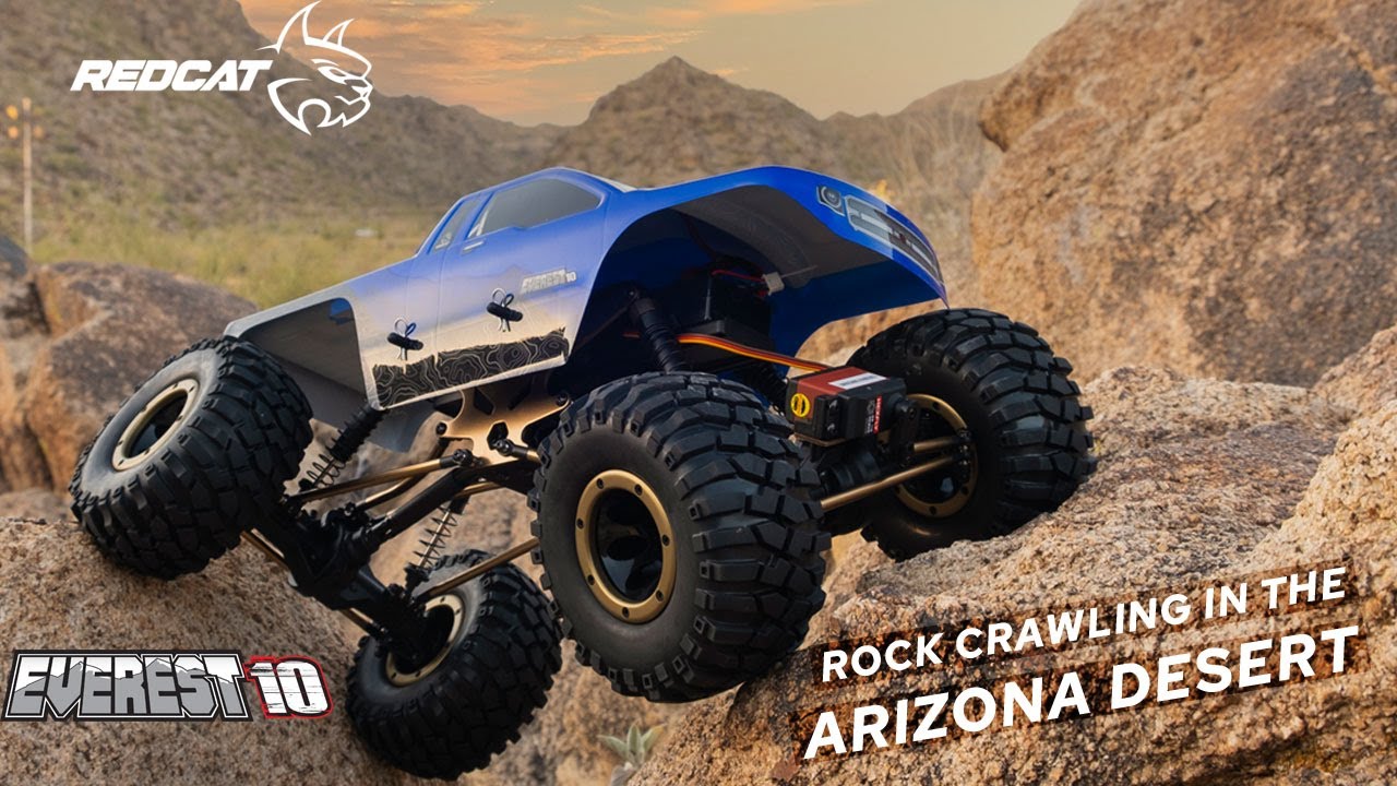 Redcat Everest-10 Rock Crawler - Arizona Desert - YouTube