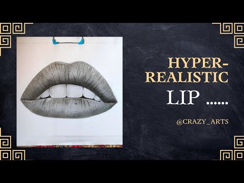 How to draw a hyper realistick lip || drawing of a Hyper realistic lip ...