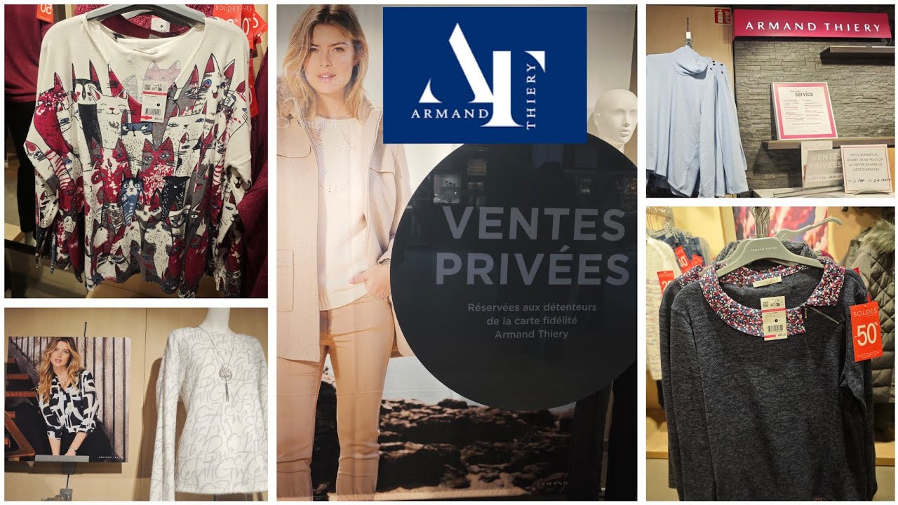 ARMAND THIERY: ventes privées jusqu'à moins 50%😍 et nouvelle collection ...