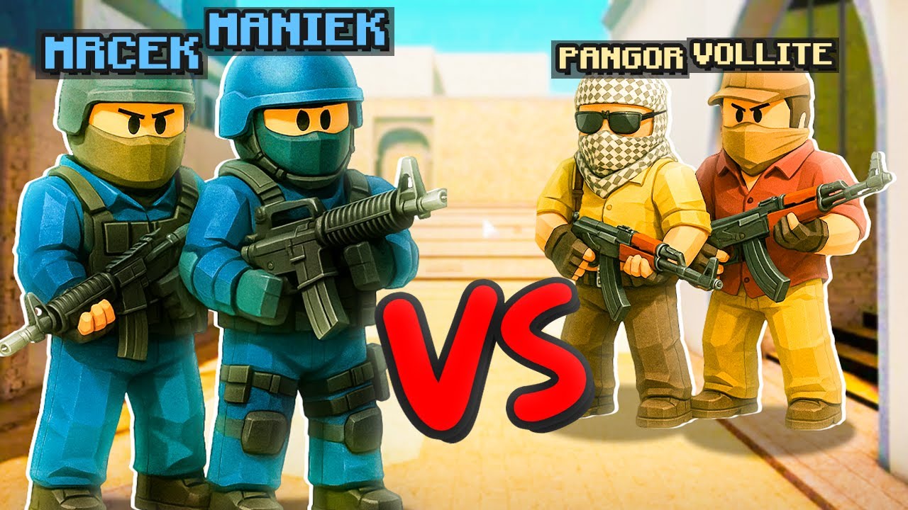 4 YOUTUBERÓW vs CS2 W ROBLOX - YouTube