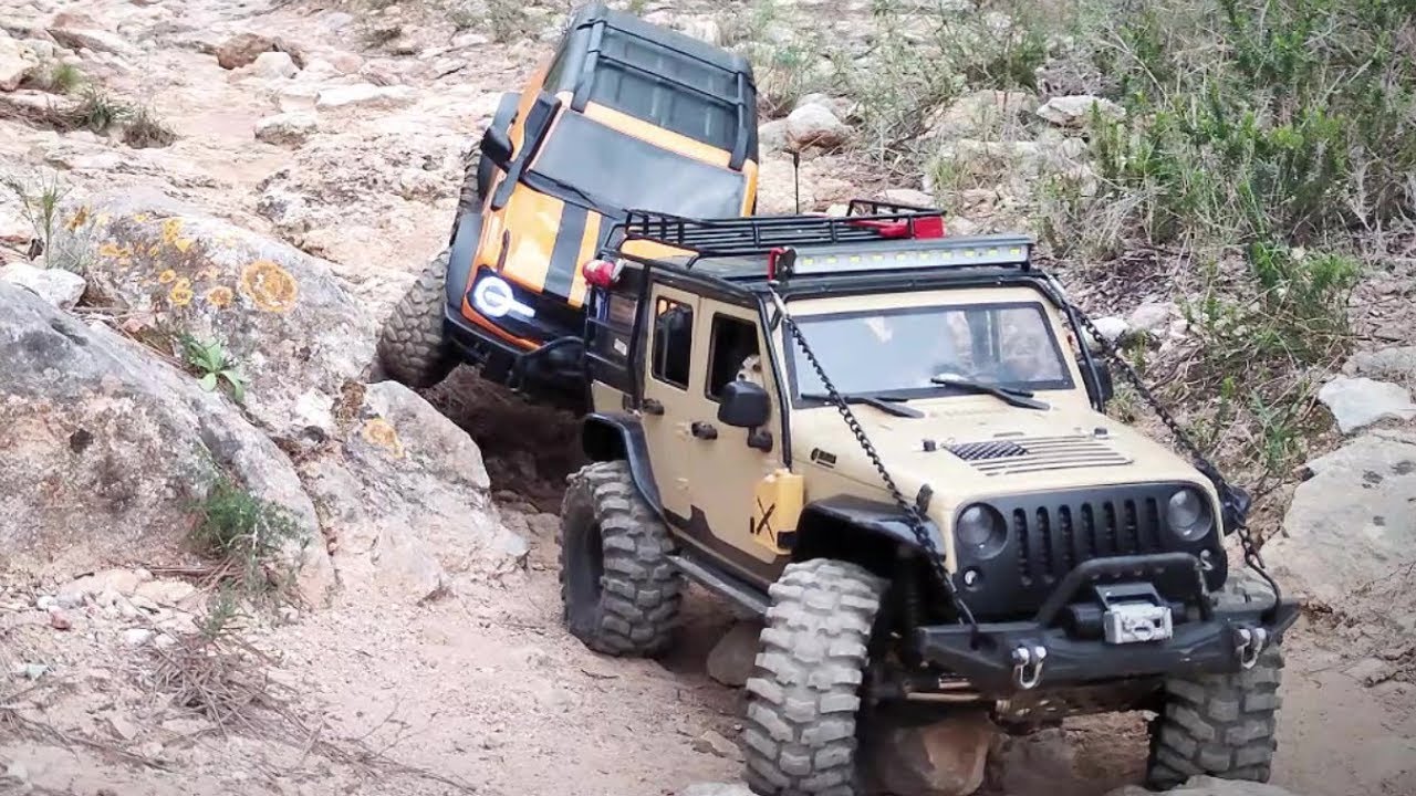 JEEP WRANGLER, RGT 86110, HB R1001 BRONCO, RC CRAWLER. - YouTube