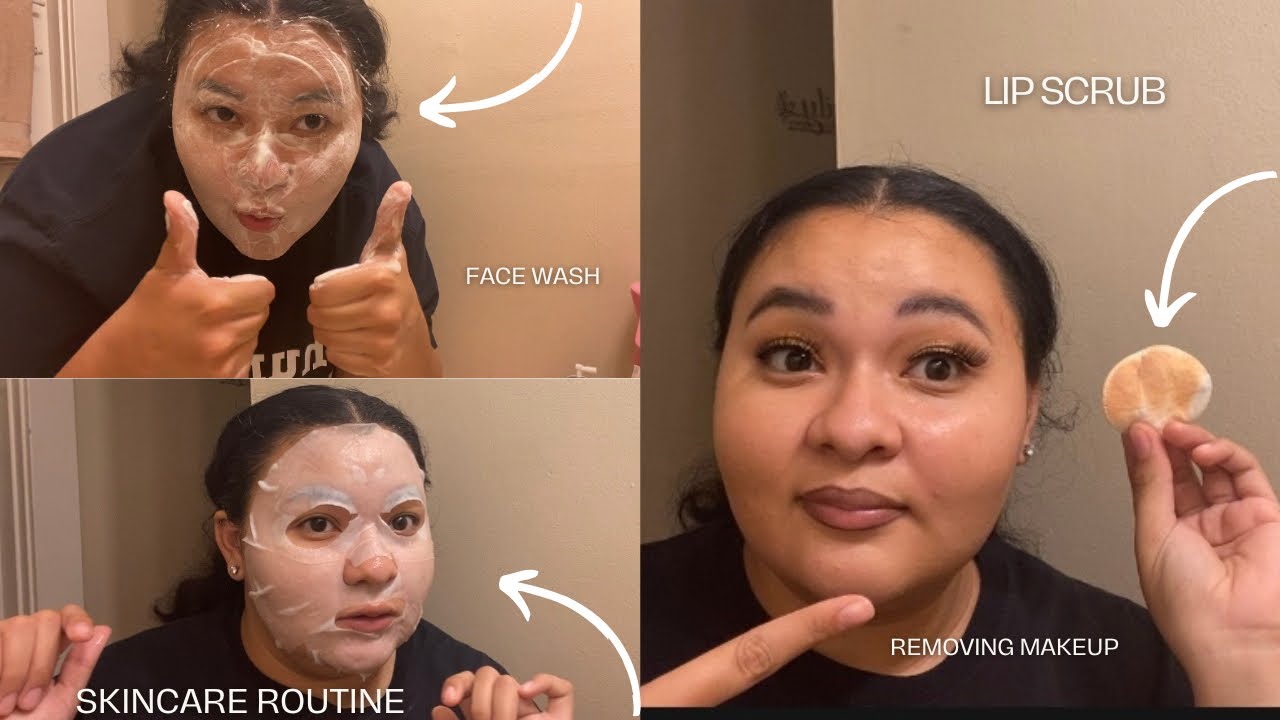 Skincare routine + take off my makeup with me!! 💄🧴 - YouTube