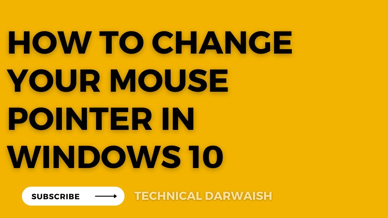 How To Change Your Mouse Pointer Color In Windows 10 Change Cursor how-to-change-your-mouse-pointer-color-in-windows-10-change-cursor