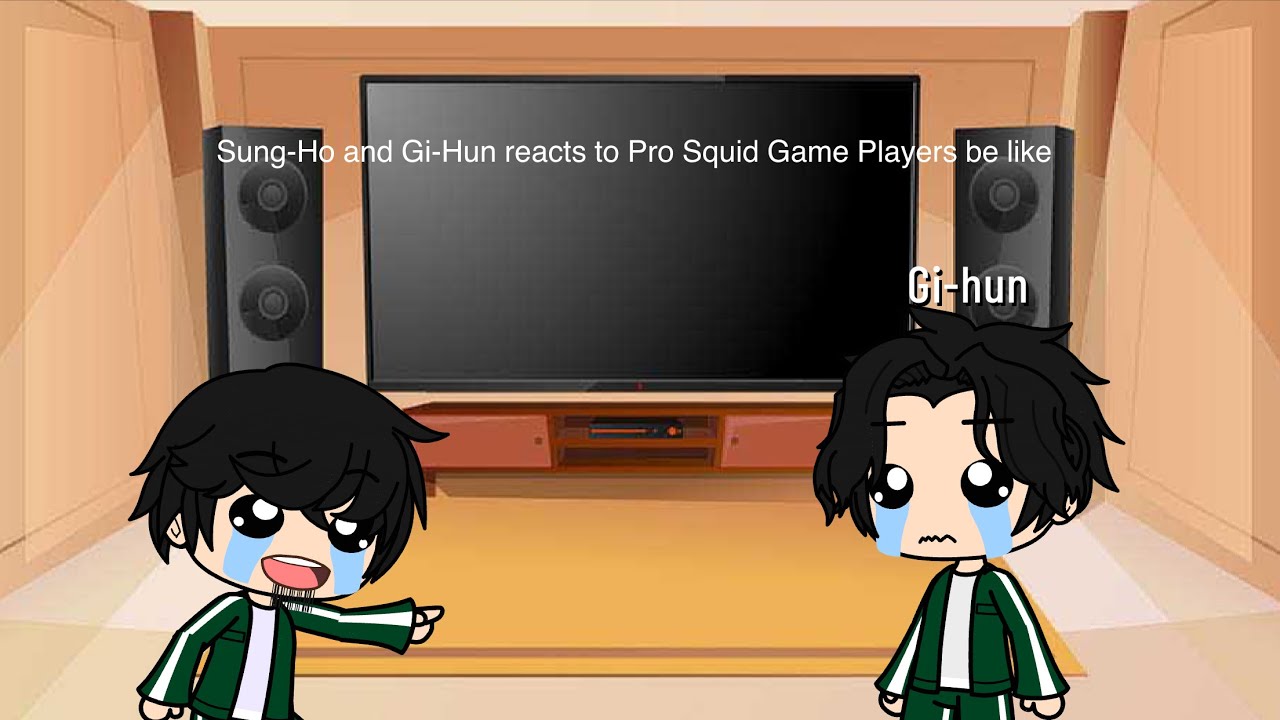 Sung-Ho and Gi-Hun reacts to Pro Squid Game Players be like || Gacha ...