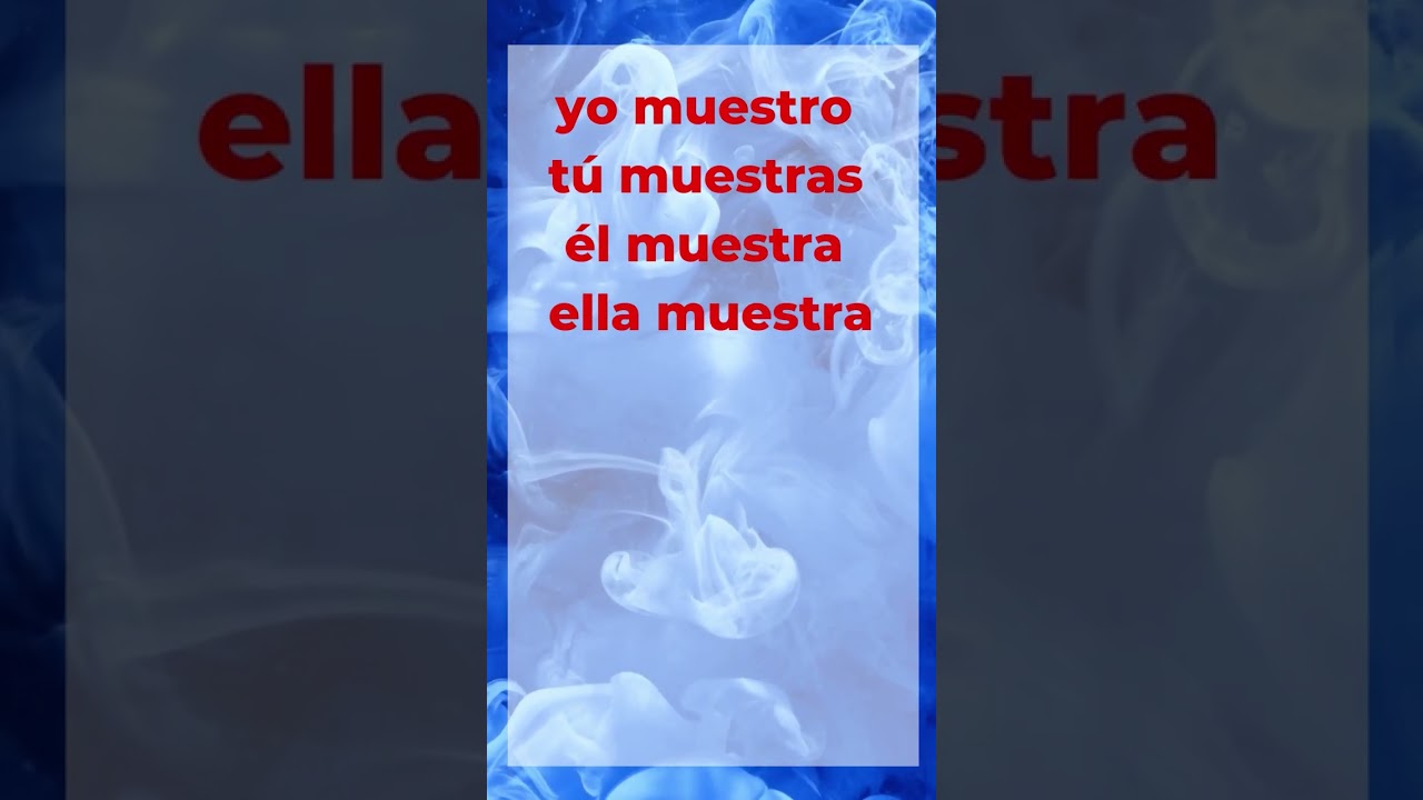 Mostrar In Spanish