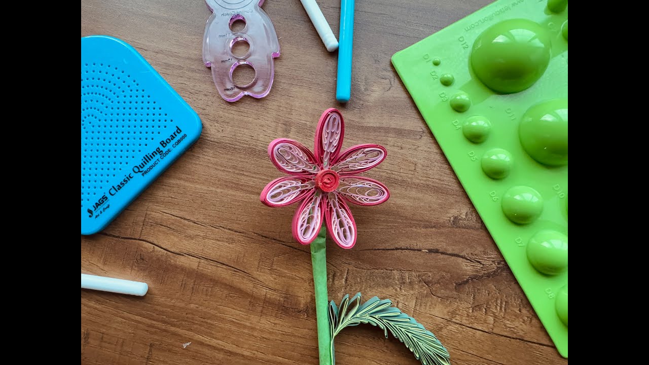HOW TO MAKE PINK SHADED GRILL FLOWER - YouTube
