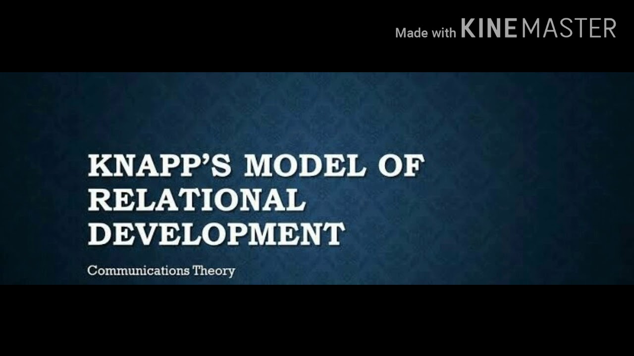 Mark Knapp Model of Relational Development - YouTube