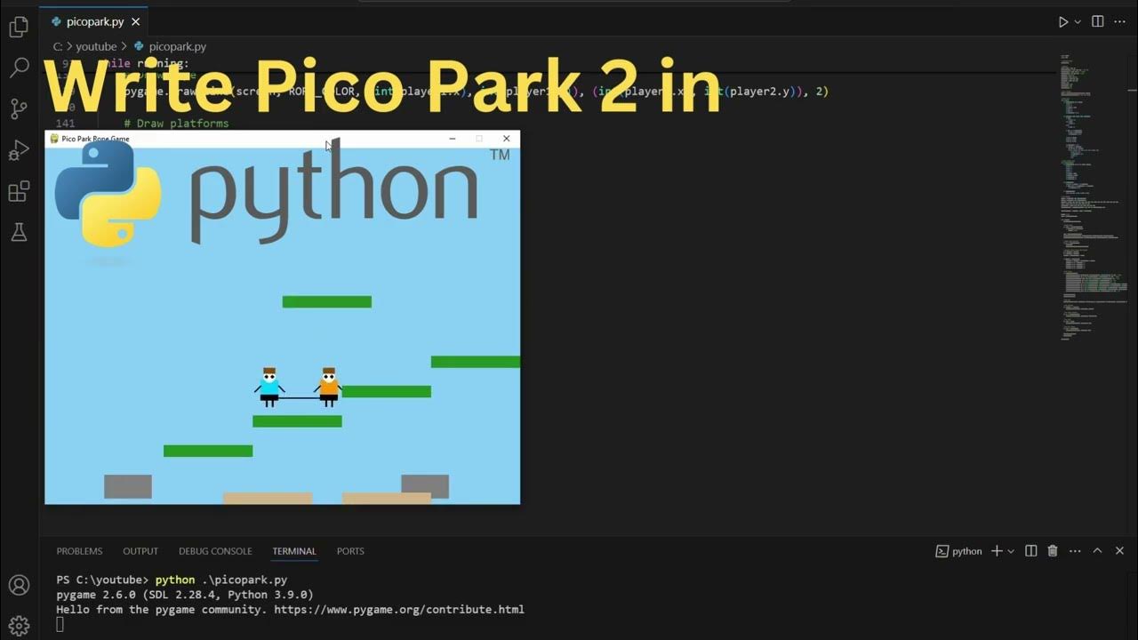 Create Pico Park 2 in Python #picopark #viralvideo #trending #viral #youtubeshorts #youtube ...