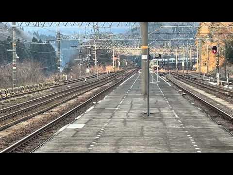 681系0番台V14編成+683系0番台V32編成+W33編成 特急サンダーバード28号大阪行き 近江塩津駅通過 - YouTube