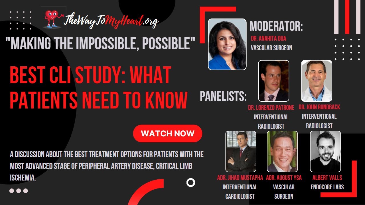 BEST CLI STUDY: What patients need to know. Peripheral Artery Disease ...