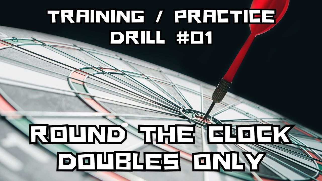 Darts Training / Practice - Around the Clock Doubles Only - YouTube
