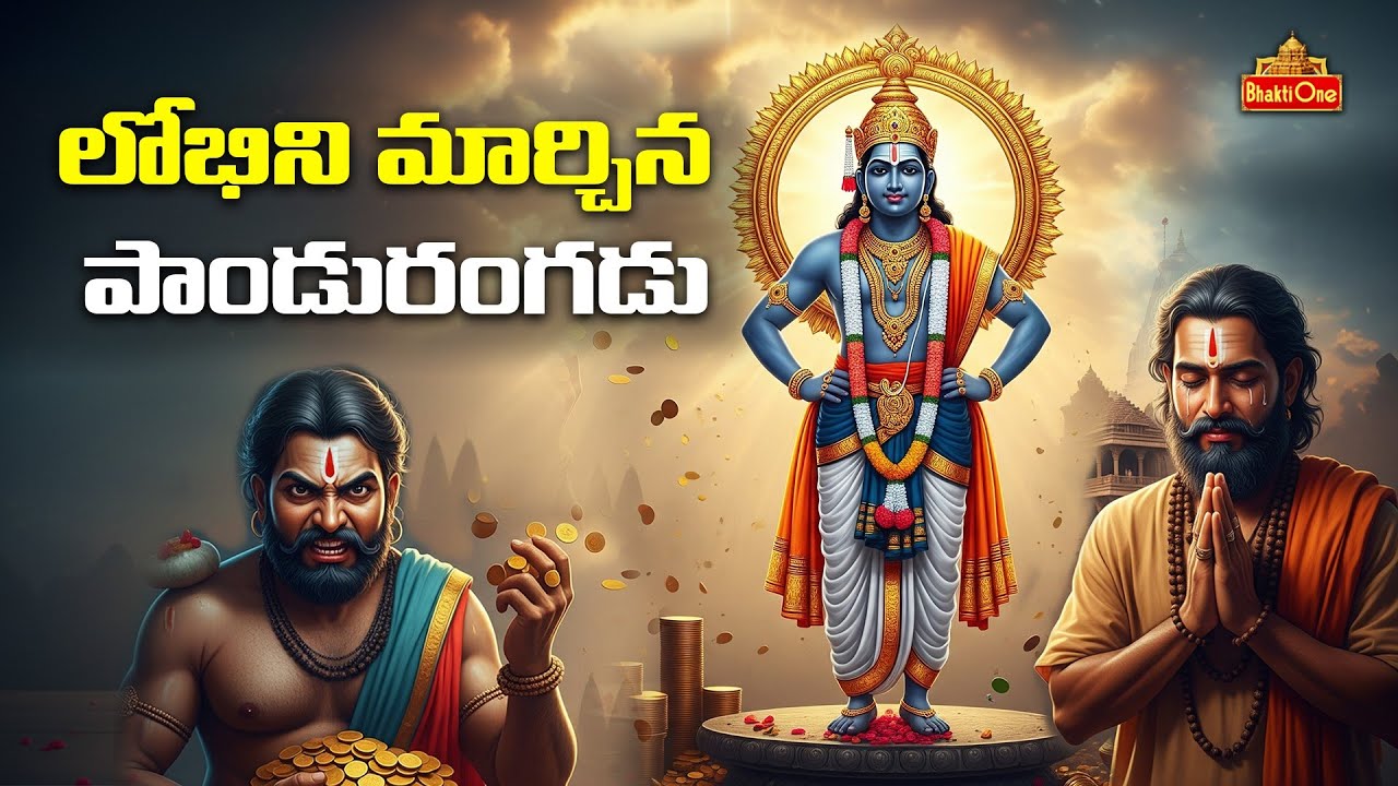 లోభిని భక్తుడిగా మార్చిన పాండురంగ స్వామి లీల | Sri Panduranga Swamy ...