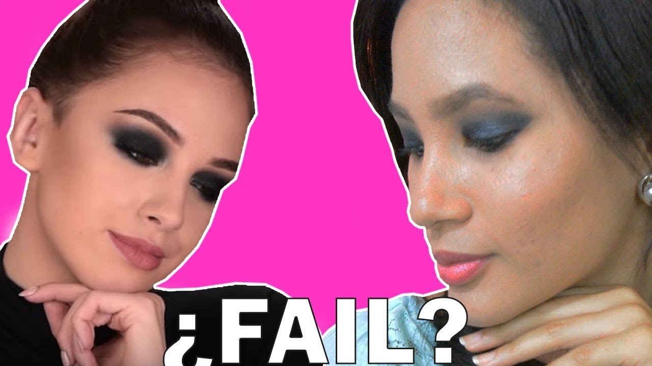 Siguiendo TUTORIAL de MAQUILLAJE de DENITSLAVA! - YouTube