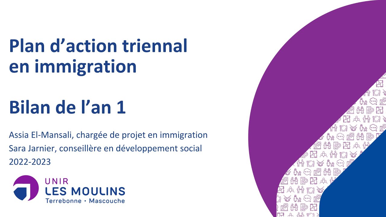 Plan d’action triennal en immigration - YouTube