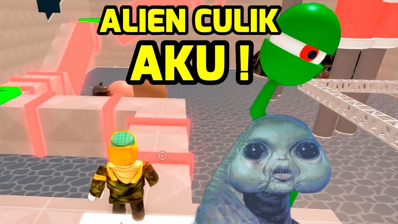 Melarikan diri dari ALIEN Escape Mr ALIEN AREA 51 SCARY OBBY - YouTube