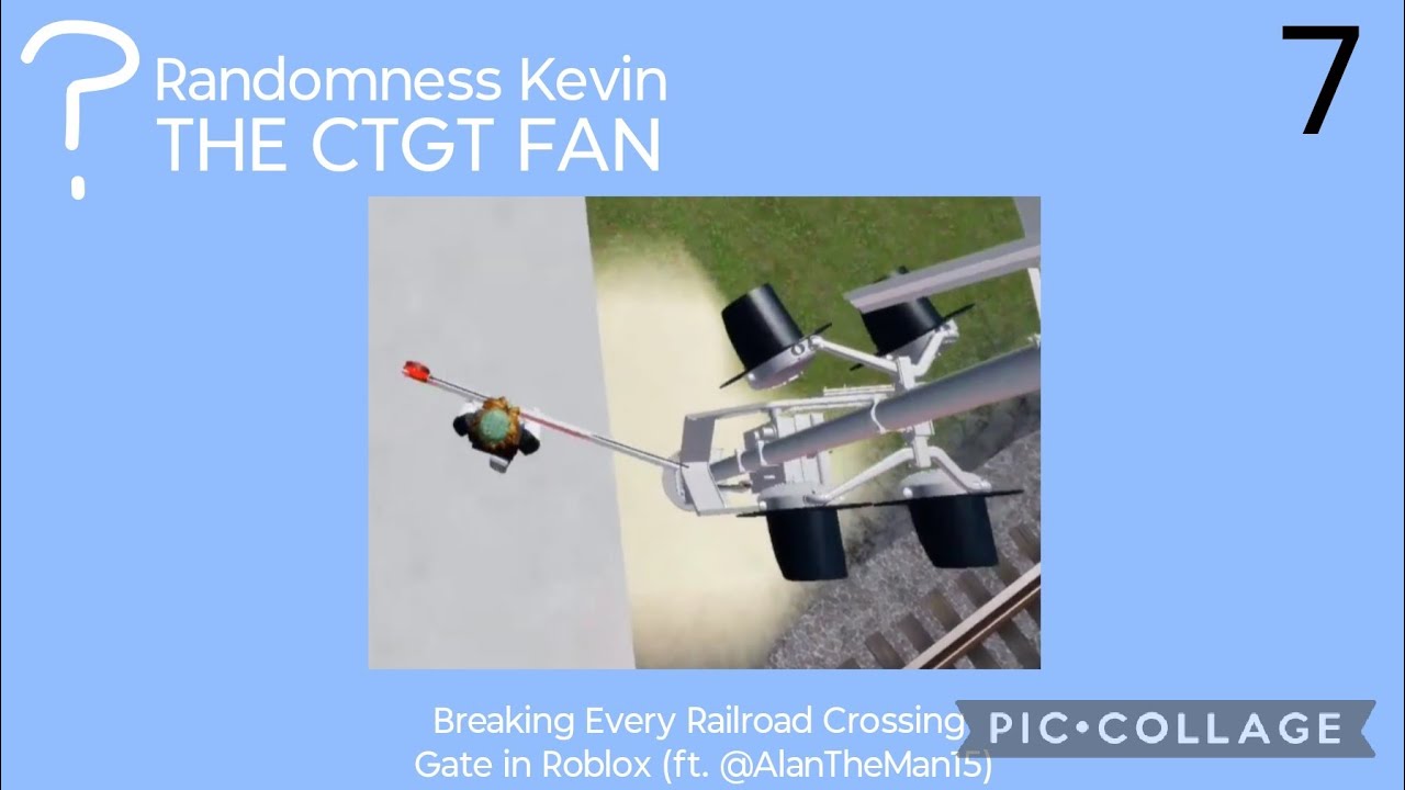 Breaking Railroad Crossing Gates at Every Crossing in Roblox Part 7 (ft ...