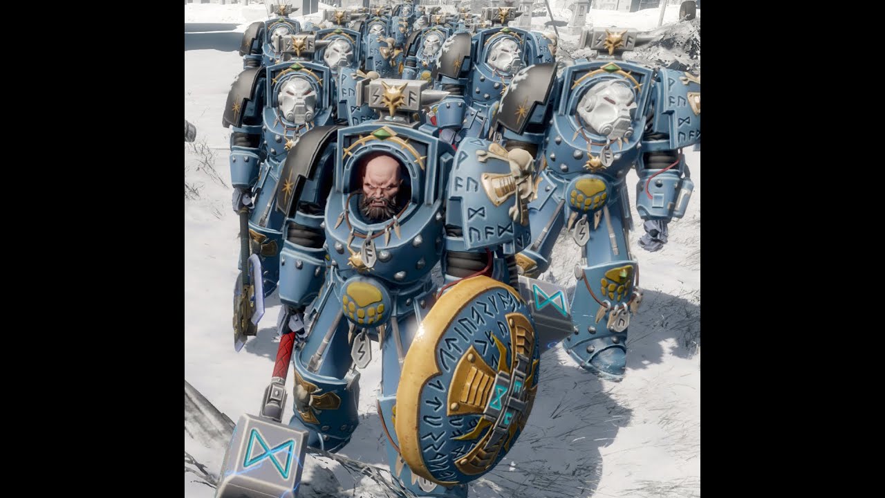 WOLF GUARD IN ACTION - SPACE WOLVES ASSAULT TERMINATORS PURGING XENOS ...
