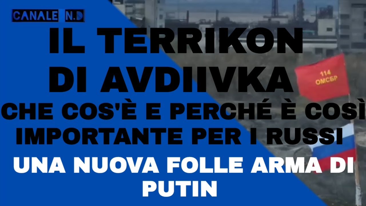 Perché i russi sono disposti a morire per il "terrikon" di Avdiivka?Una ...