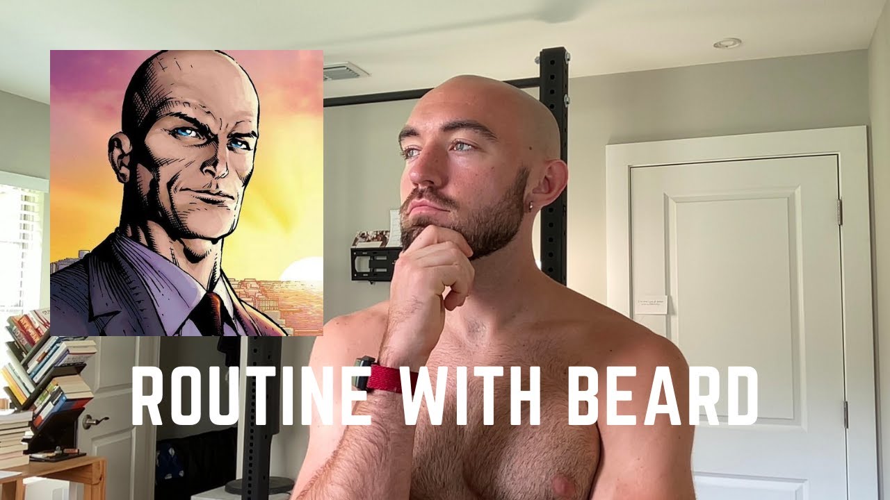 Shaving Head Routine (With Beard) - YouTube