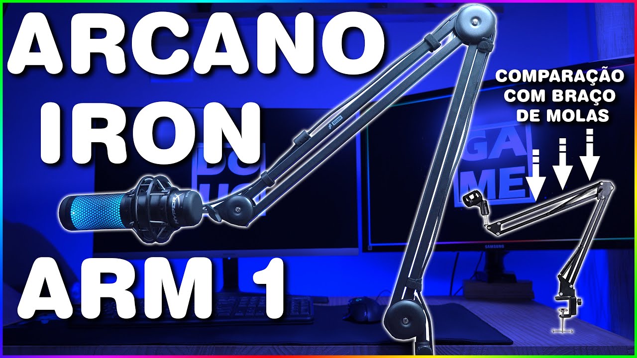 ARCANO IRON ARM 1 (Braço articulado para microfone) - YouTube
