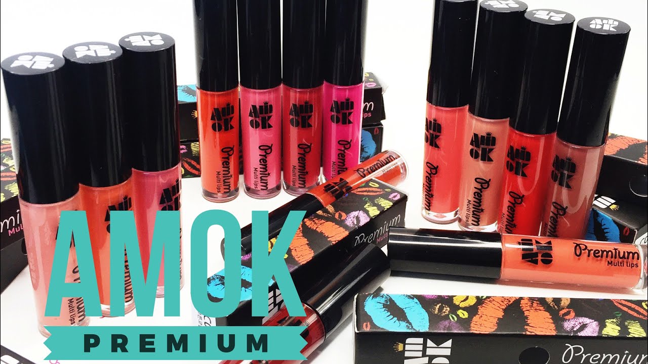 [SWATCH + REVIEW] AMOK PREMIUM MULTI LIPS (WITH CC ENGSUB) - YouTube