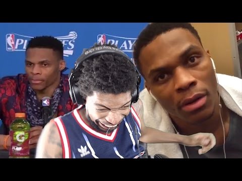 LMFAOOOO I CAN'T BREATHE!!! RUSSELL WESTBROOK SAVAGE INTERVIEWS 2017 REACTION