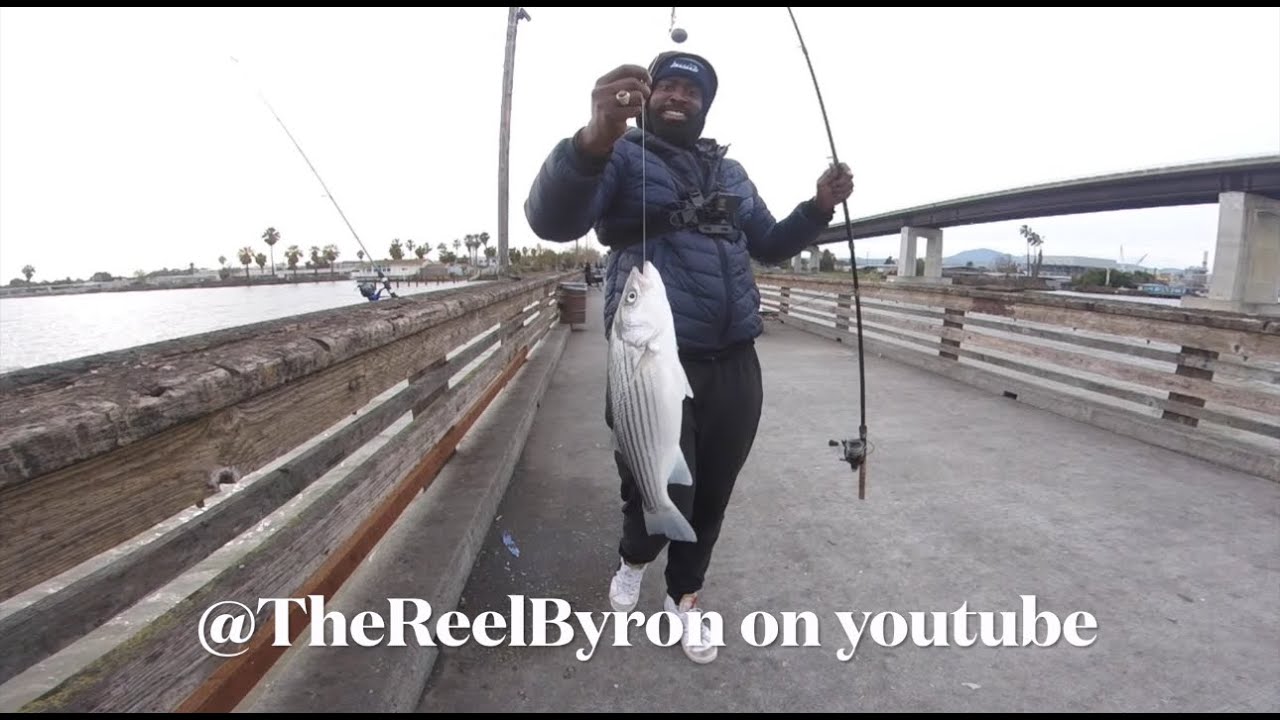 Antioch pier fishing! got 2 KEEPERS! - YouTube