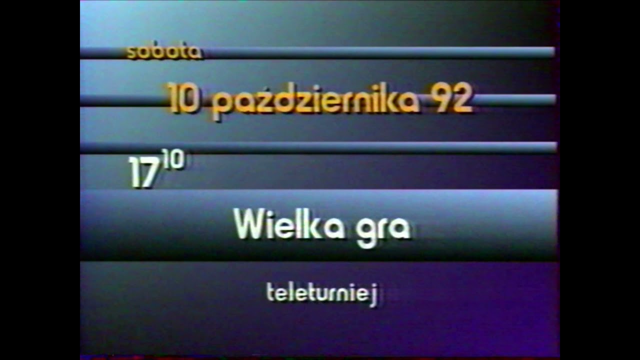 2 - zakończenie programu - 9.10.1992 - YouTube
