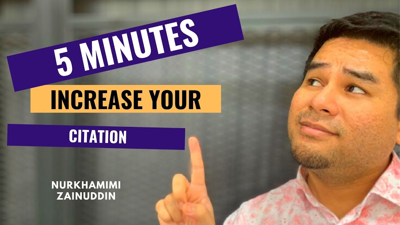 Effective Strategies to Increase Your Citation - YouTube