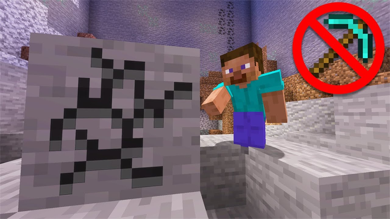 I Mined a Chunk With My FIST in MInecraft - YouTube