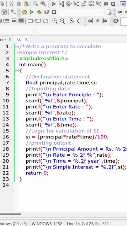 Write a program to enter temperature in Celsius and convert into Fahrenheit - YouTube