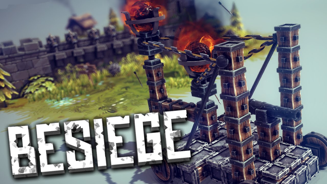 Besiege Alpha Gameplay - CATAPULT MADNESS (Besiege Gameplay) - YouTube