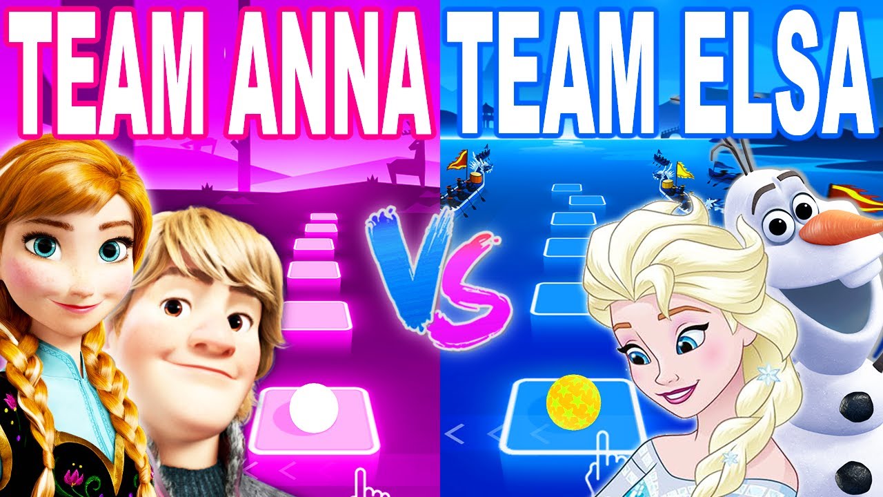 Team Anna Vs Team Elsa! | Loves Is An Open Door, Let It Go, And Others ...