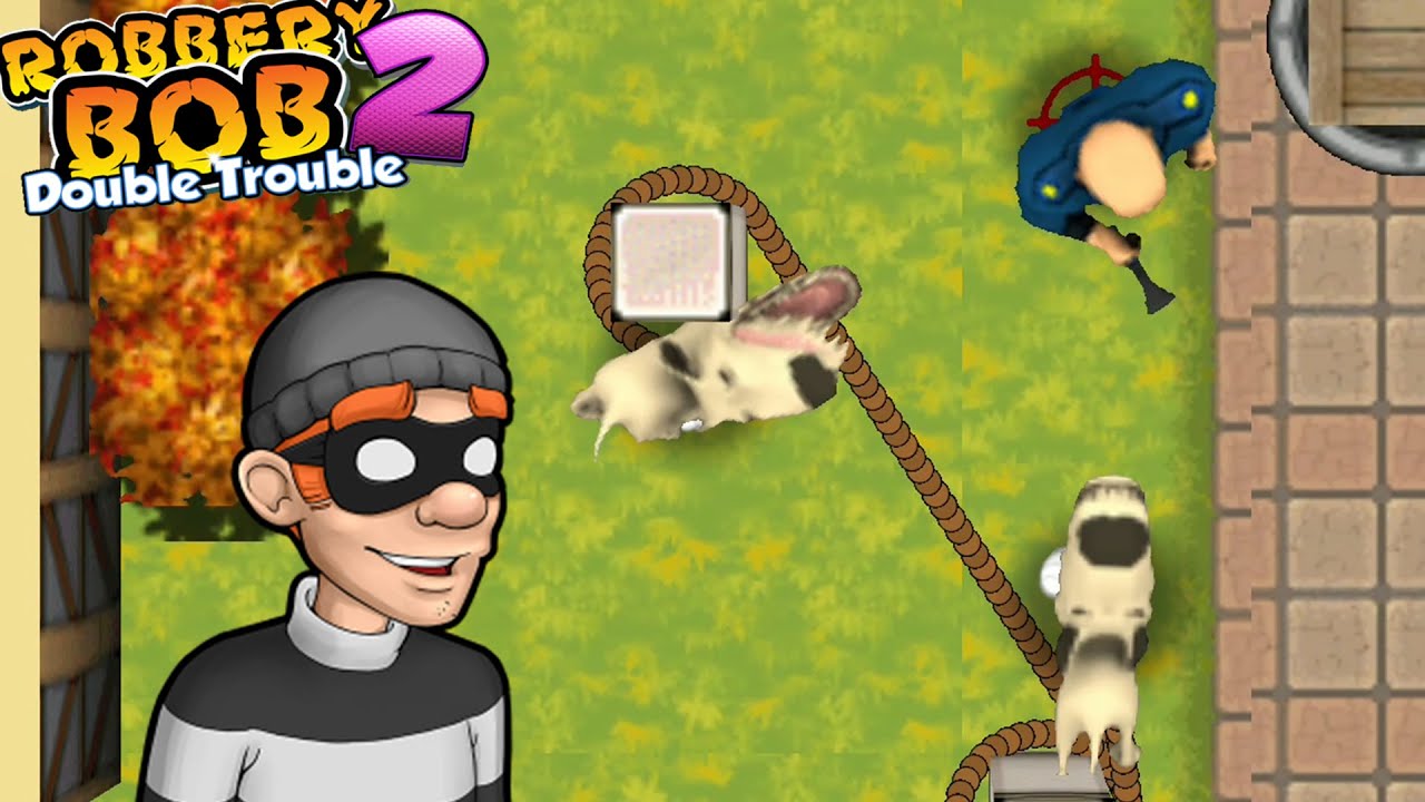 Robbery Bob 2 - Bald Guard Ft Costume Gameplay All levels #6 - YouTube
