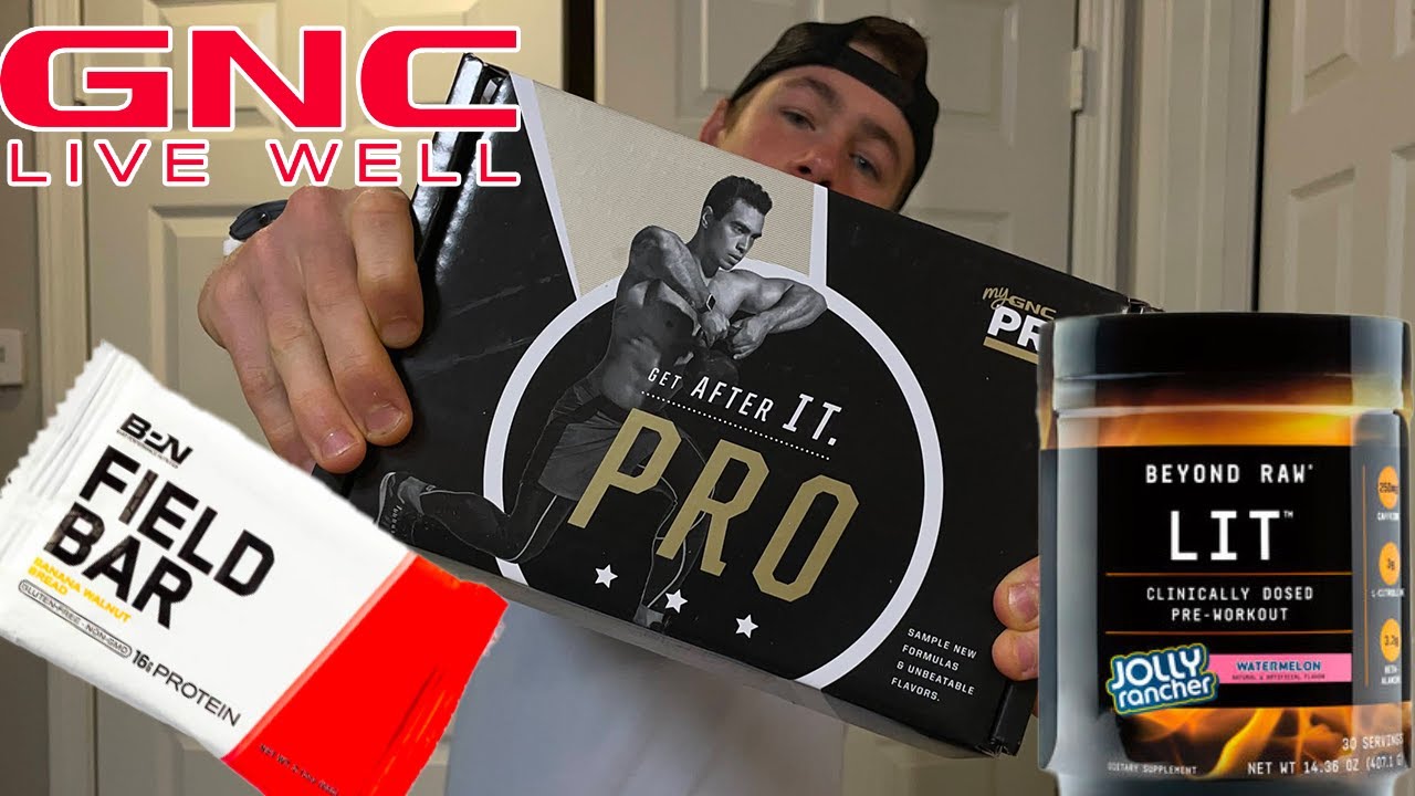 ATHLETE UNBOXES GNC PRO BOX! Whats Inside?! Worth Your Money?? - YouTube