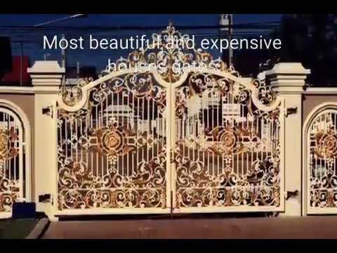 Most beautiful and expensive houses gate in world - YouTube