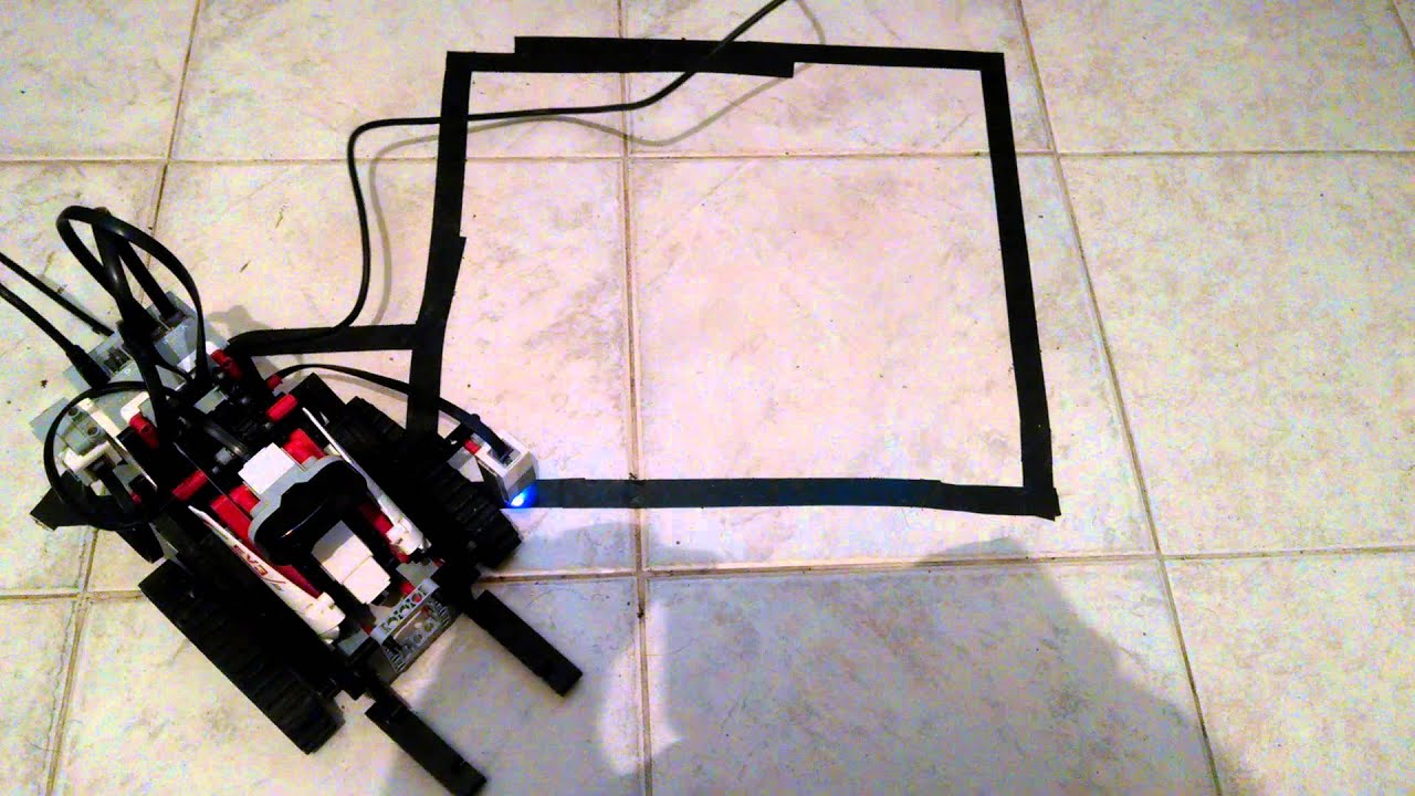 Seguido de lineas Lego Ev3 con Python-ev3 y ev3dev - YouTube