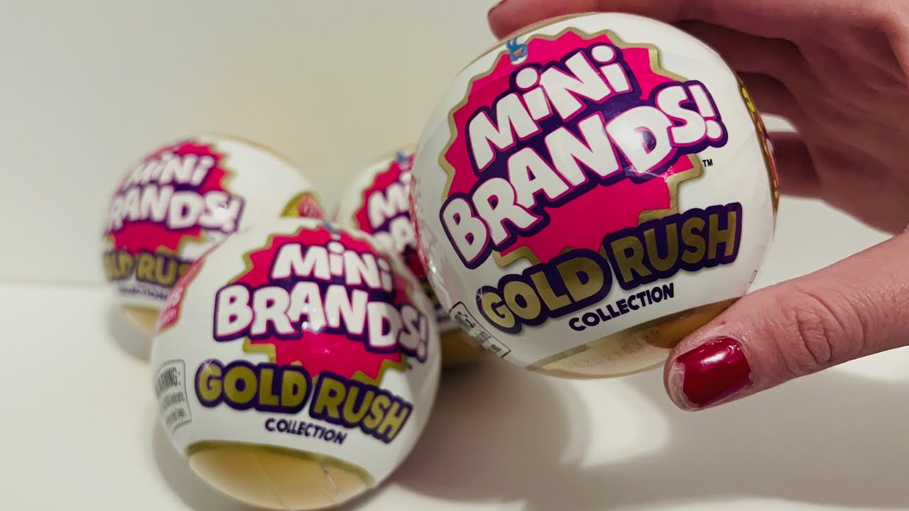 GOLD RUSH MINI BRANDS UNBOXING (Ultra Rare) 2021 Zuru 5 Surprise Mini ...