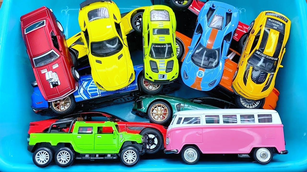 Box Full of Model Cars - Mazda Mx5, Koenigesgg Jeko, Toy car collection ...