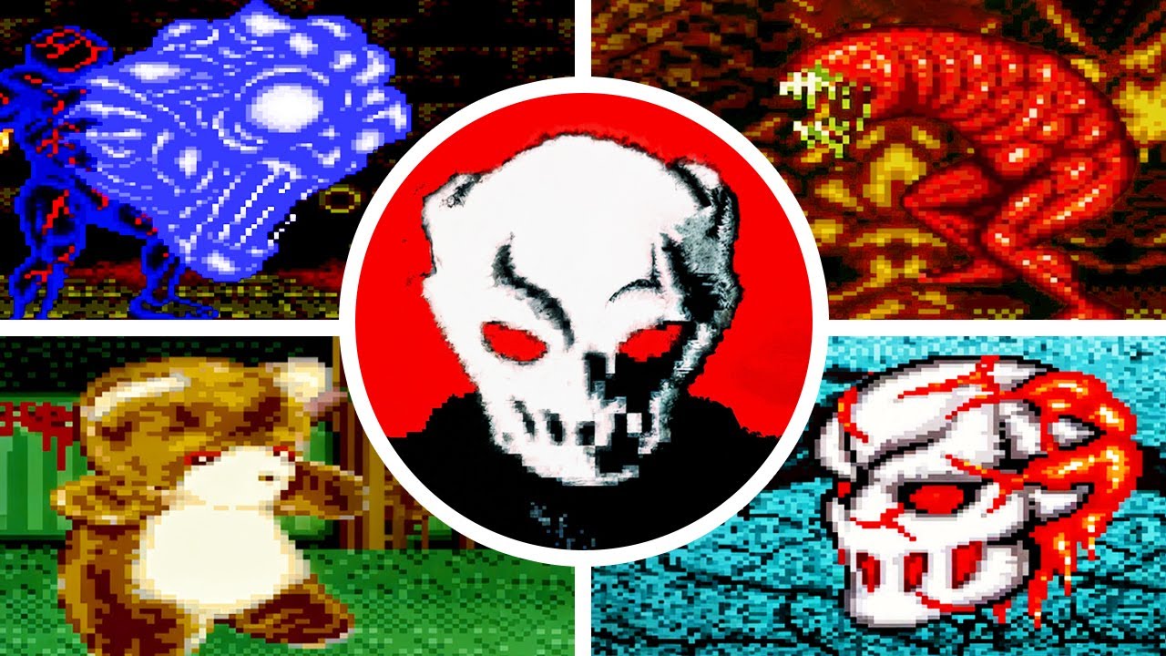 Splatterhouse 3 - All Bosses & Endings - YouTube