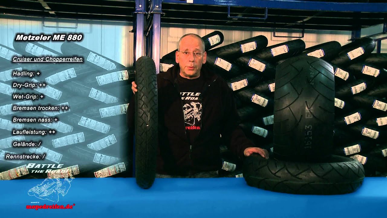 Produkterklärung Metzeler ME 880 durch Mopedreifen.de - YouTube