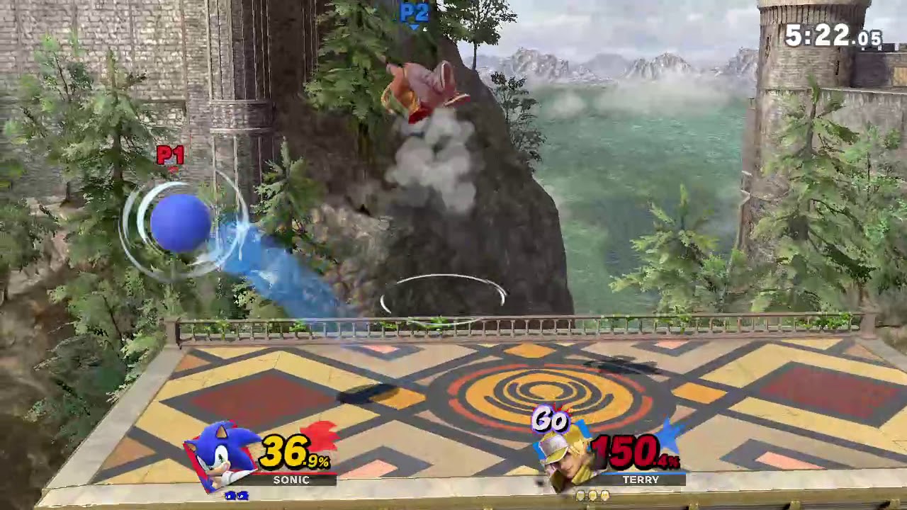 SSBU: Sonic vs. Terry - YouTube