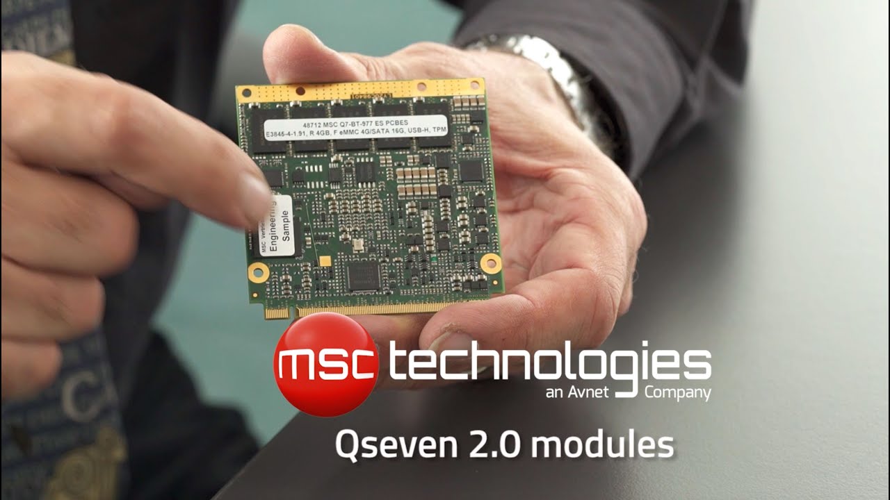 MSC Q7-BW modules based on Qseven Rev. 2.0 & INTEL SOC - YouTube