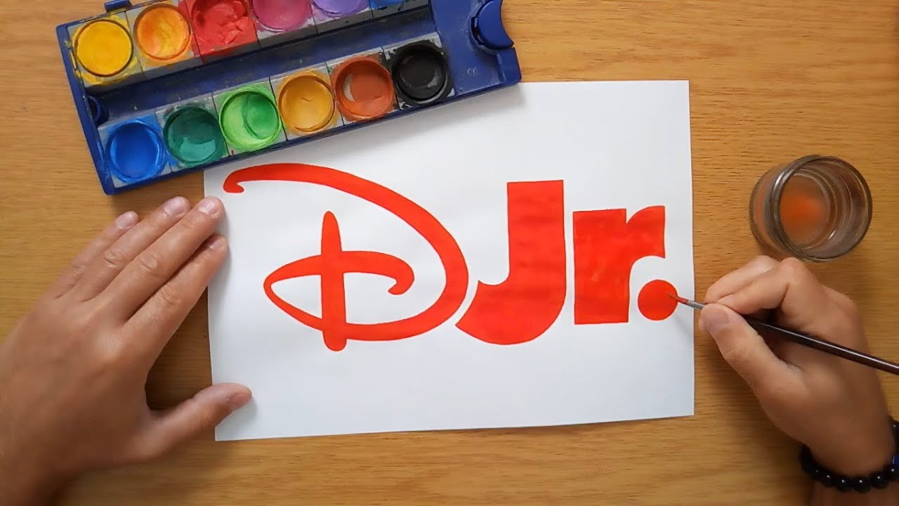 How to draw a red Disney Jr. logo 2024 - Disney Junior - YouTube