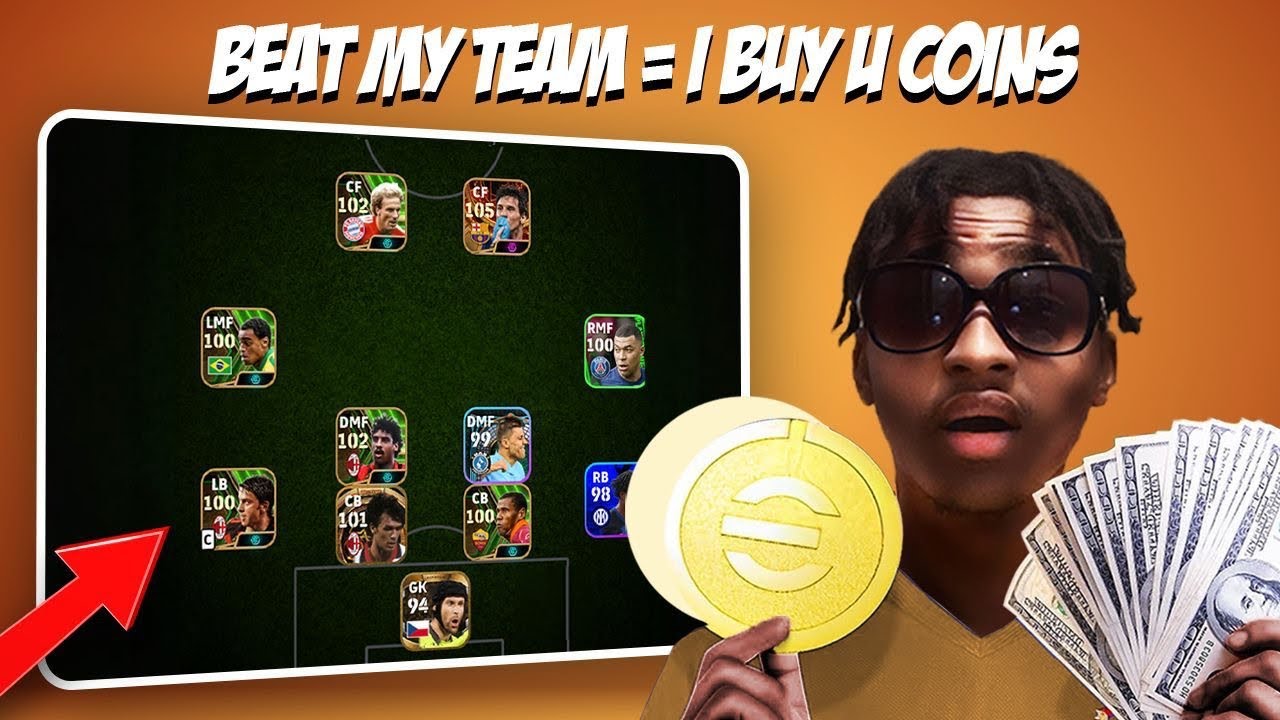 BEAT MY TEAM I BUY YOU EFOOTBALL 2025 COINS 🙂‍↕️( HOW TO ENTER ) - YouTube