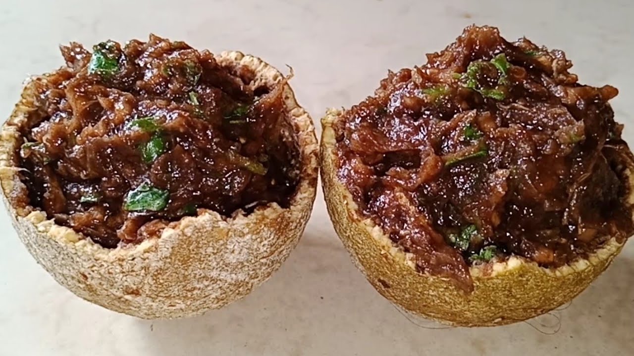 Kodbel Makha Recipe || Masala Bel Wood Apple Recipe-কদবেল মাখা রেসিপি// PAPIYA'S KITCHEN - YouTube